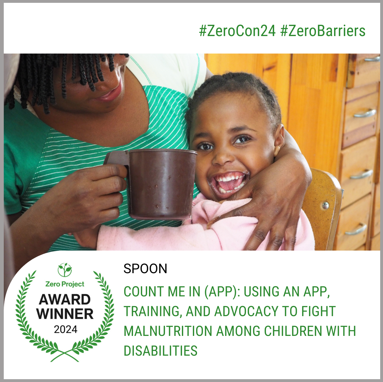 SPOON Wins Zero Project Award for Advocating for People with Disabilities - SPOON